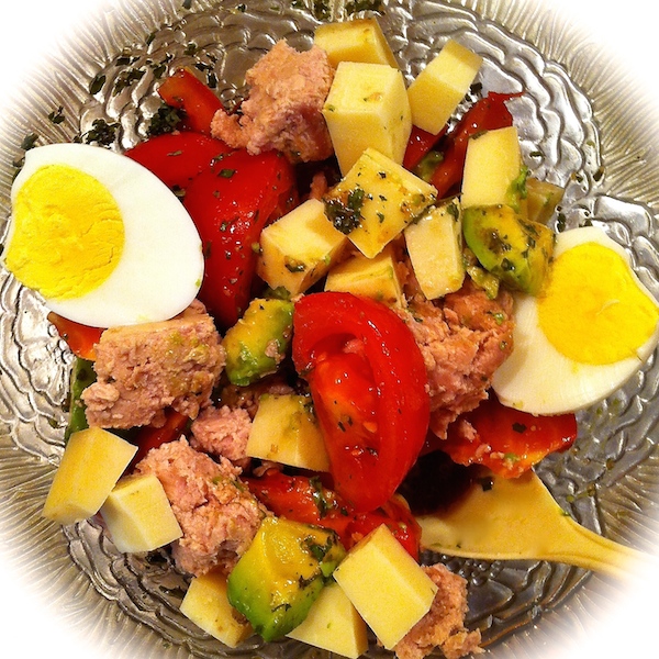 Recette de Salade mixte parfumée au mélange taboulé